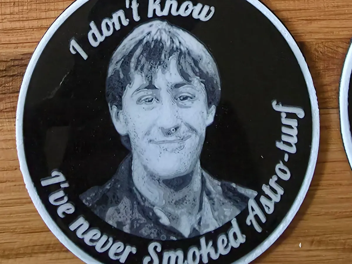 Rodney Trotter Only Fools Hueforge Coaster - Free 3D Print Model ...