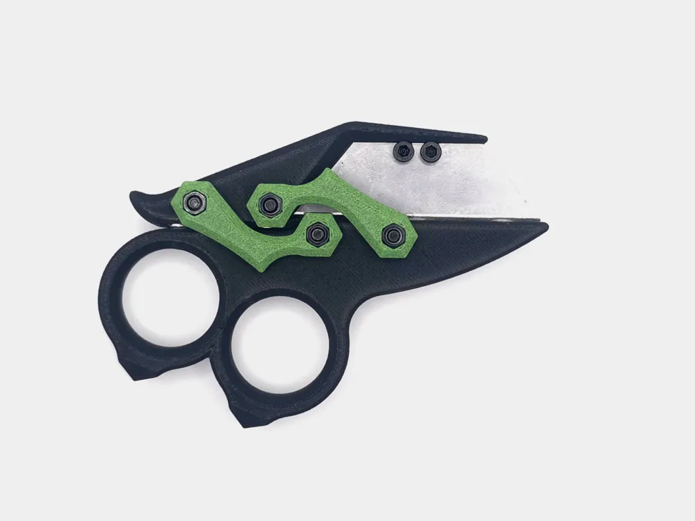 Box Beater - Karambit Style Utility Knife/Fidget by Adage3d - MakerWorld