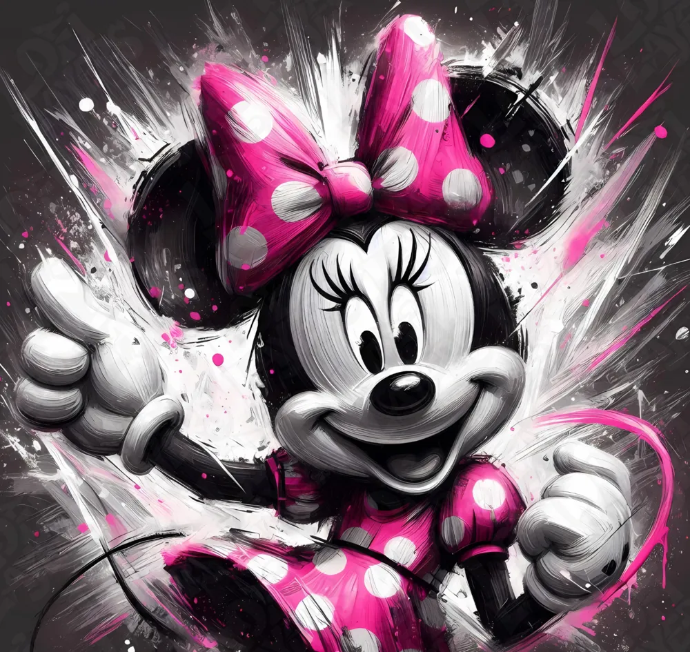 Minnie Mouse Hueforge by LoFi Layers MakerWorld: Download Free 3D Models