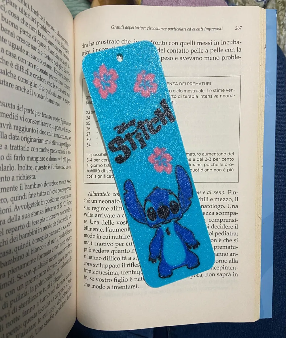 Stitch Bookmark by Cry3DLab MakerWorld: Download Free 3D Models