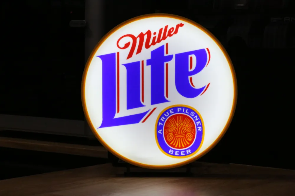 Miller Lite Beer LED Light Box 2 by The 3D Print Smiths MakerWorld ...
