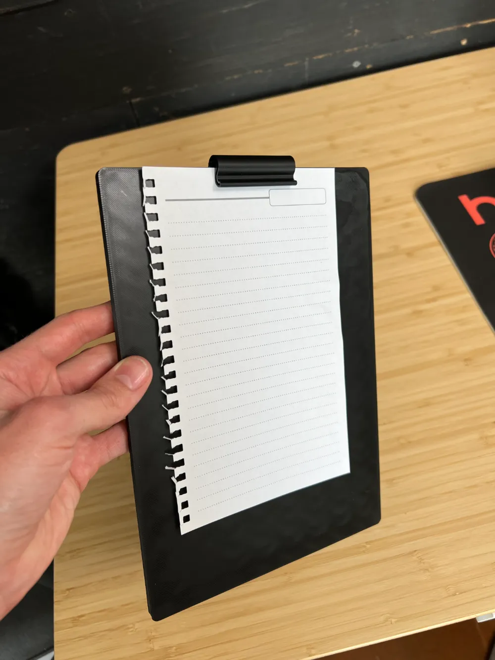 Fully printable Clipboard by Luke Edwin MakerWorld: Download Free 3D Models