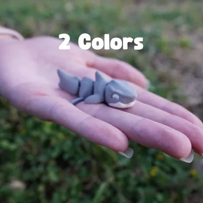 Mini Articulated Shark - Free 3D Print Model - MakerWorld