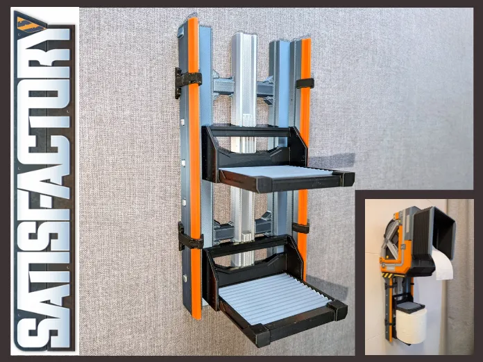 Satisfactory Storage Add-on by Crip MakerWorld: Download Free 3D Models