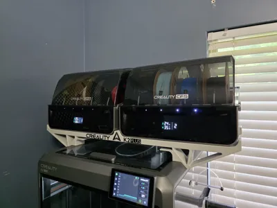 Creality K2 Plus Dual CFS Riser by Hi-Tech Redneck MakerWorld: Download ...