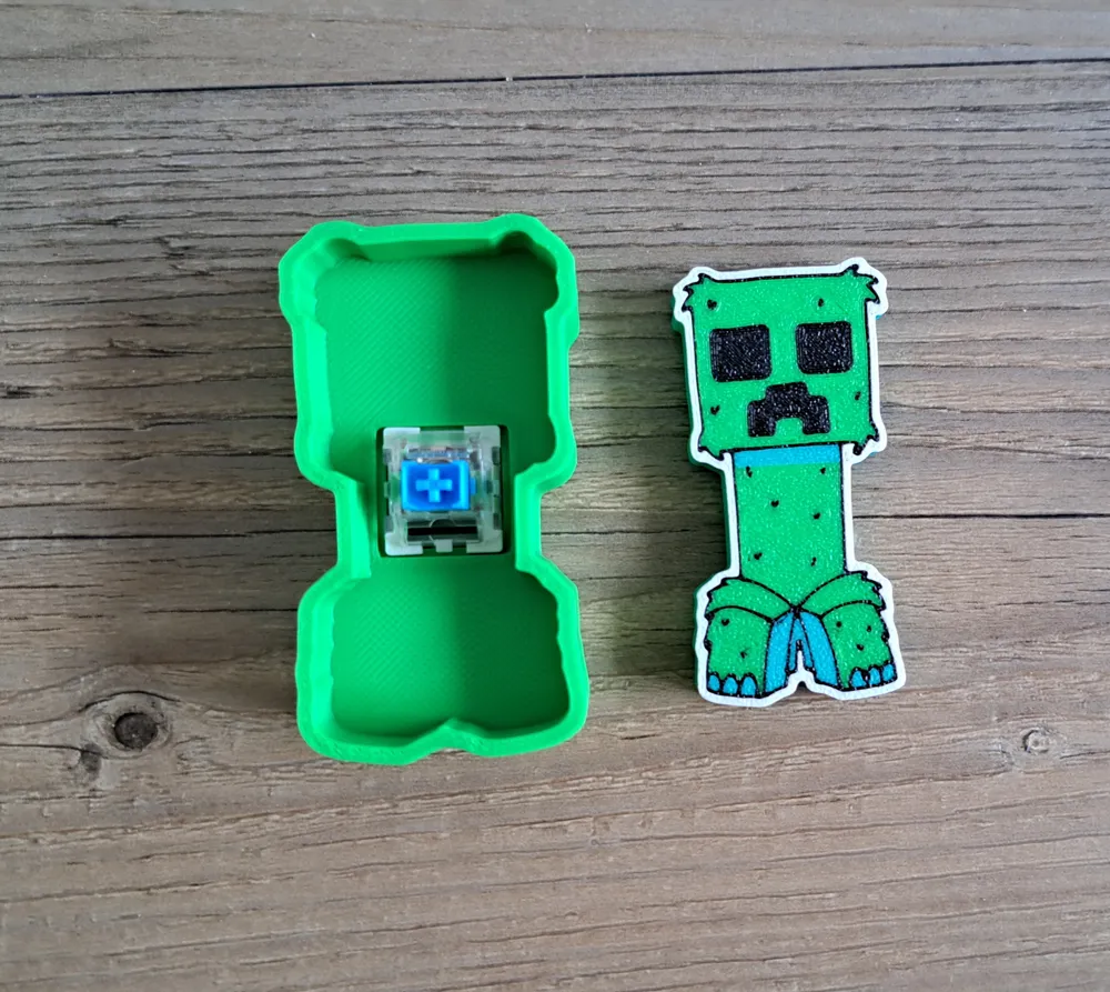 Cool Minecraft Creeper fidget clicker toy - Free 3D Print Model ...