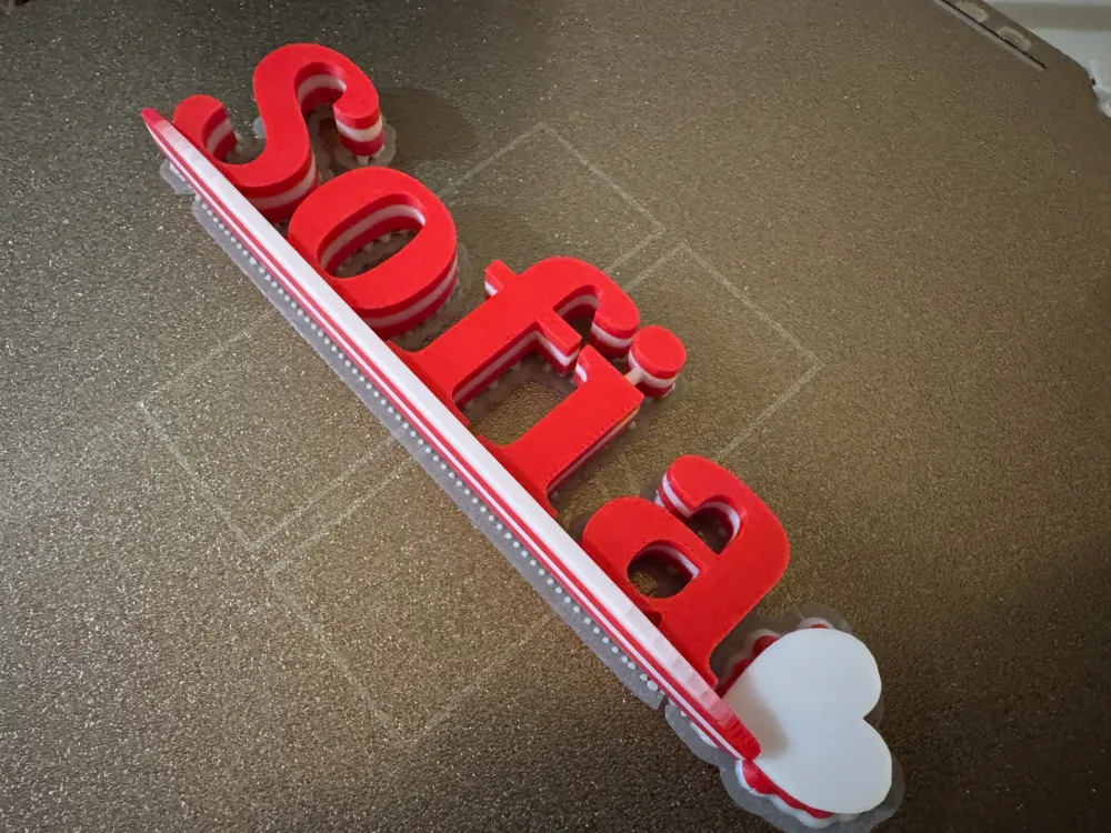 Name Sofia - Name Sofia - Free 3D Print Model - MakerWorld