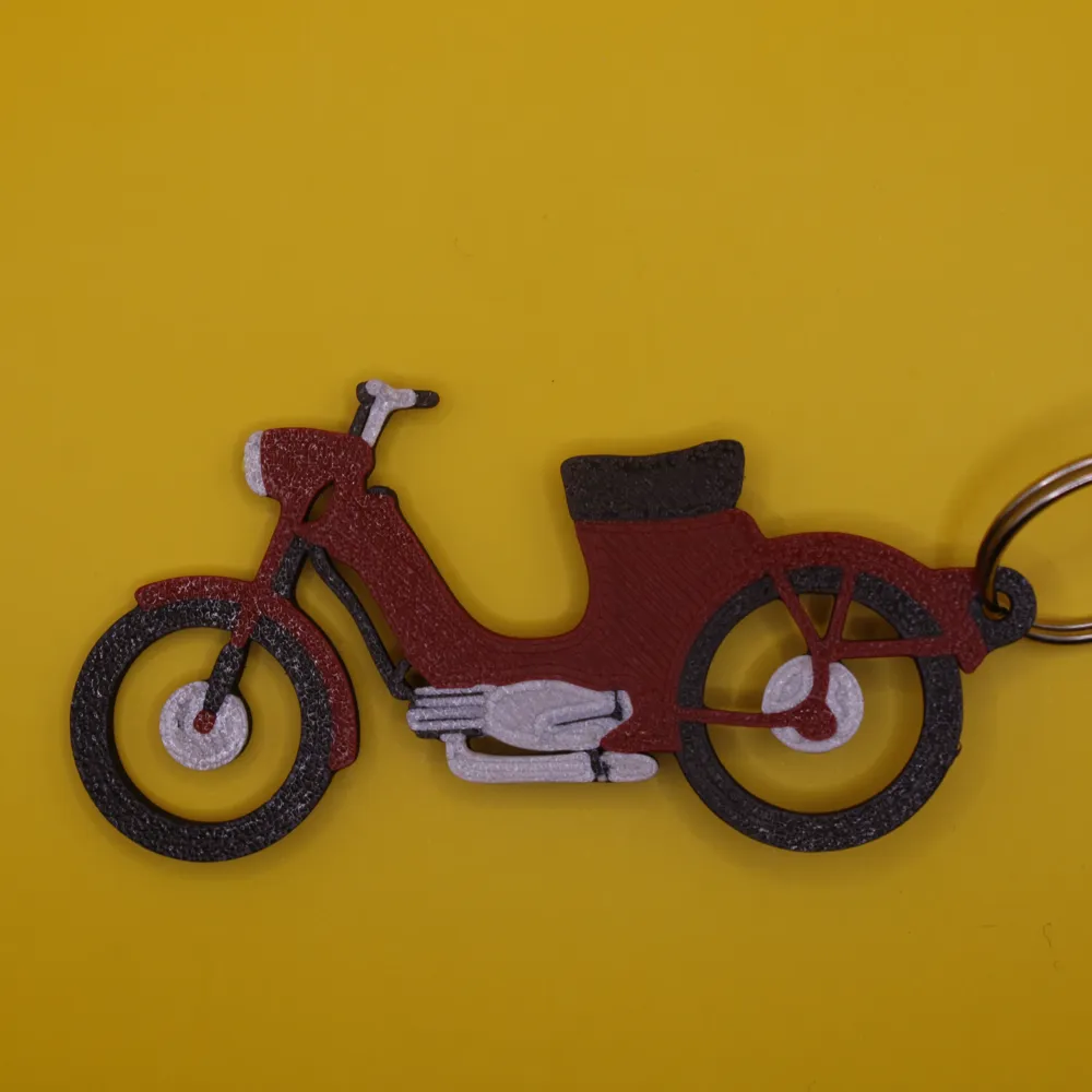 Motorcycle keychain Jawa 50/550 pionyr - pařez by Vize3Dtisku - MakerWorld