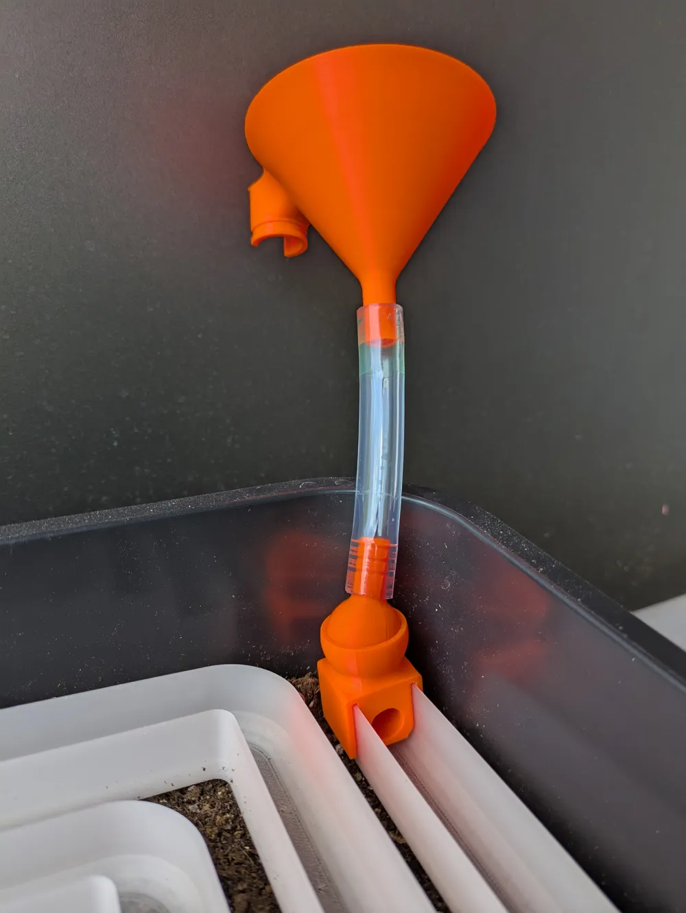 Hose and Funnel addon for Plant Watering Labyrinth - Free 3D Print ...