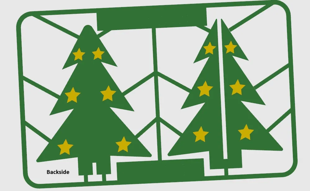 Christmas tree kit card with stars Remixed by Regarnogal - MakerWorld