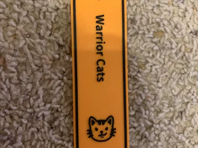 Warrior Cats Bookmark - Free 3D Print Model - MakerWorld