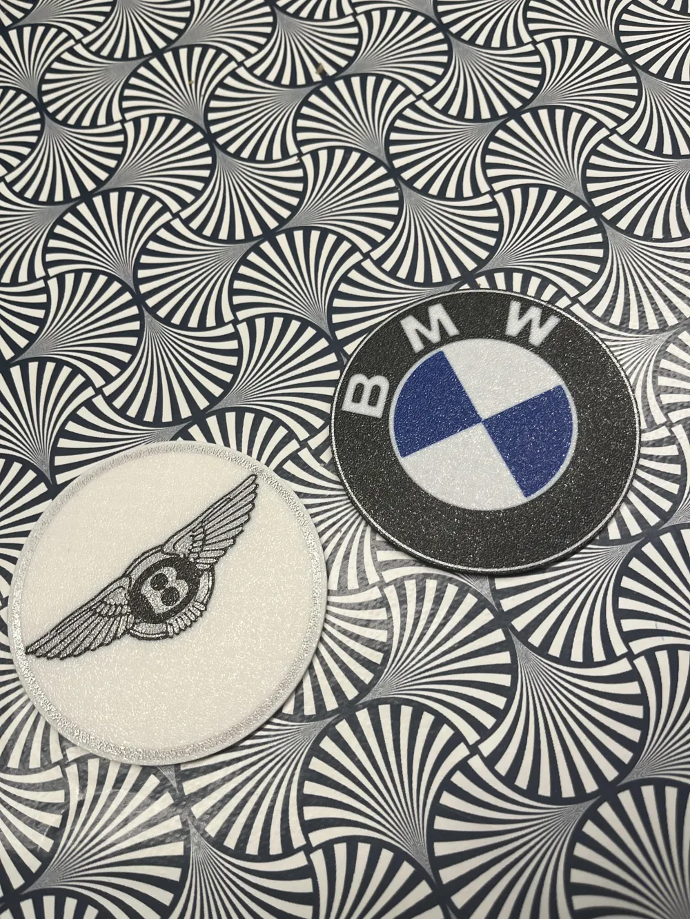 Coaster With Logo (Cars) - Free 3D Print Model - MakerWorld