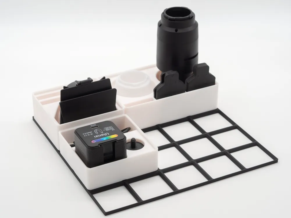 Gridfinity Bin / Holder For Ulanzi L3 LED Kit by Leif3D - MakerWorld