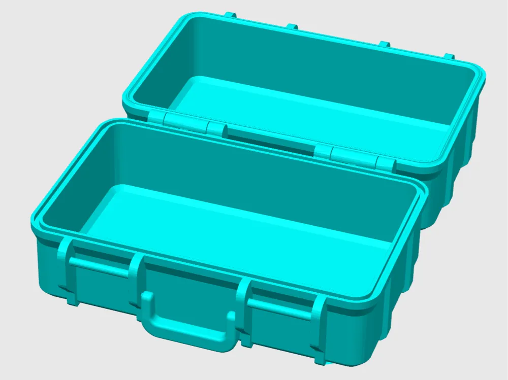 Print in place rugged case with handle - Free 3D Print Model - MakerWorld