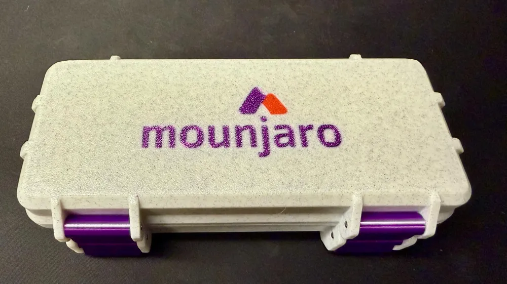 Mounjaro Pen - rugged Box with 4 needles by Thor3D MakerWorld: Download ...