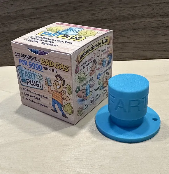 PRANK: The FART PLUG - Fidget Clicker & Prank Toy - Free 3D Print Model ...