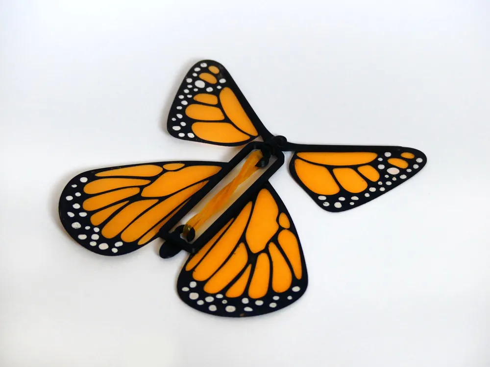Windup Flying Butterfly - Free 3D Print Model - MakerWorld