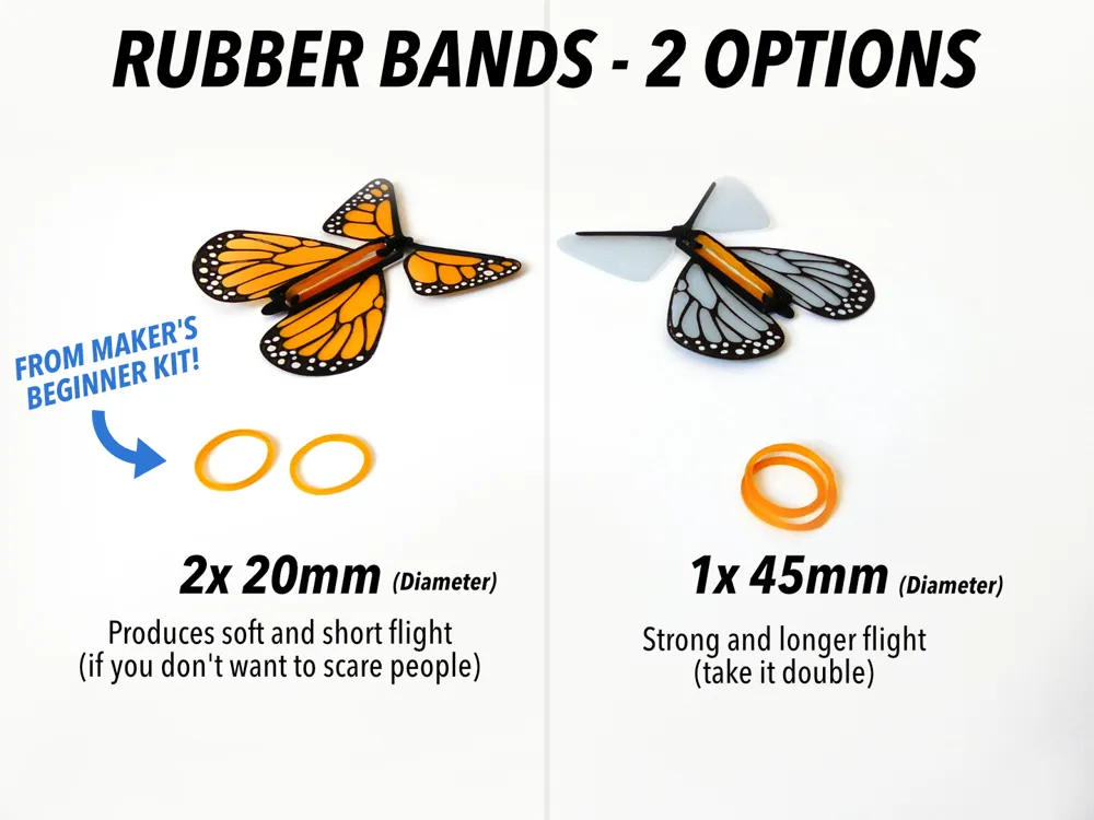Windup Flying Butterfly - Free 3D Print Model - MakerWorld