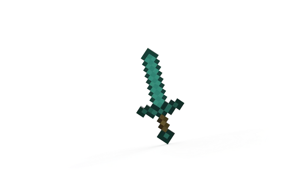 Collapsible sword from the minecraft game by AnatolyP3D MakerWorld ...