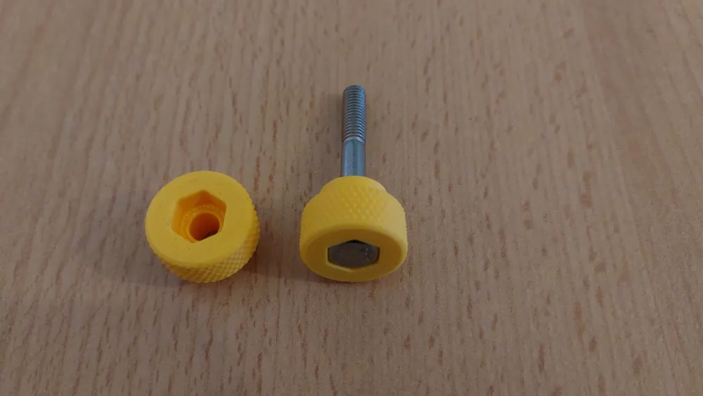 Knurled screw / nut M6 - Free 3D Print Model - MakerWorld