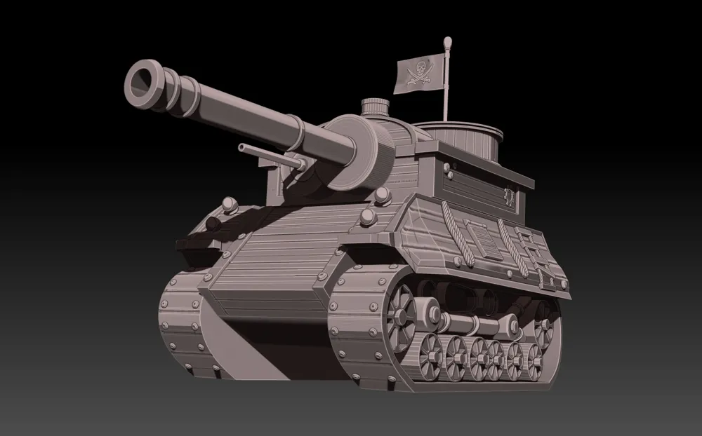 "The Iron Buccaneer: Steampunk Pirate Tank" by materializeMakerWorld ...