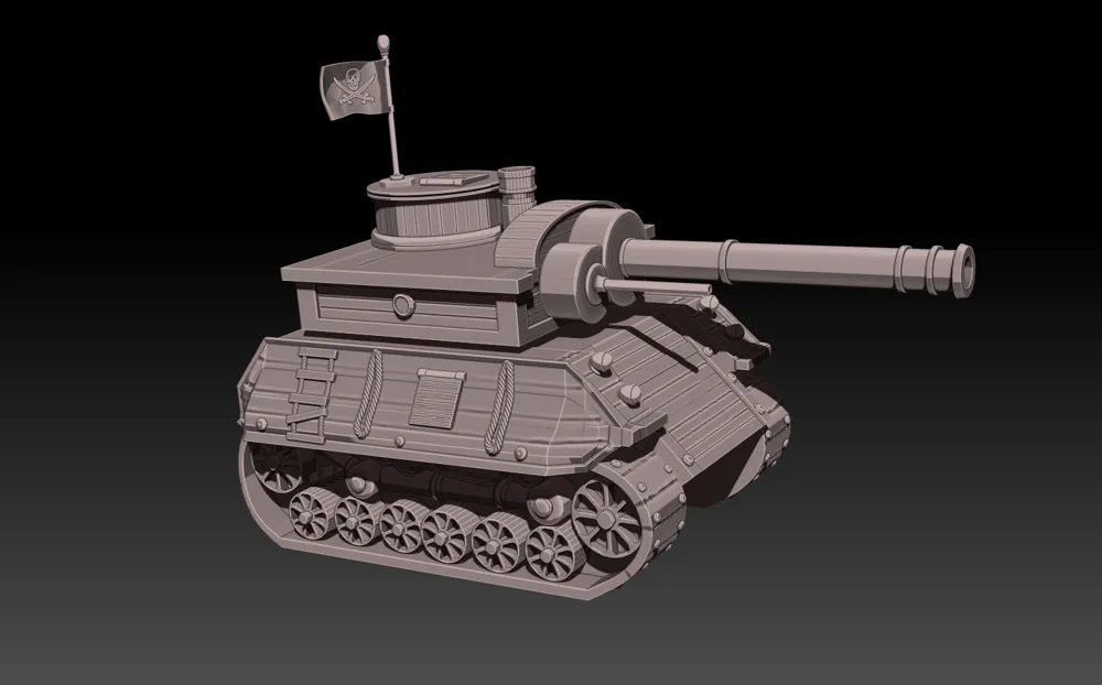 "The Iron Buccaneer: Steampunk Pirate Tank" by materializeMakerWorld ...