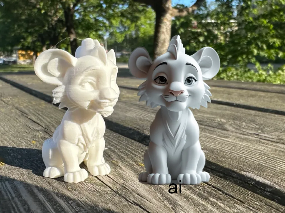 Simba DeskBuddy by CheekyTomatoMakerWorld: Download Free 3D Models