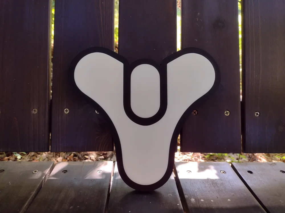 Destiny 2 Logo Sign Hanging Wall Art by Dopey3D - MakerWorld