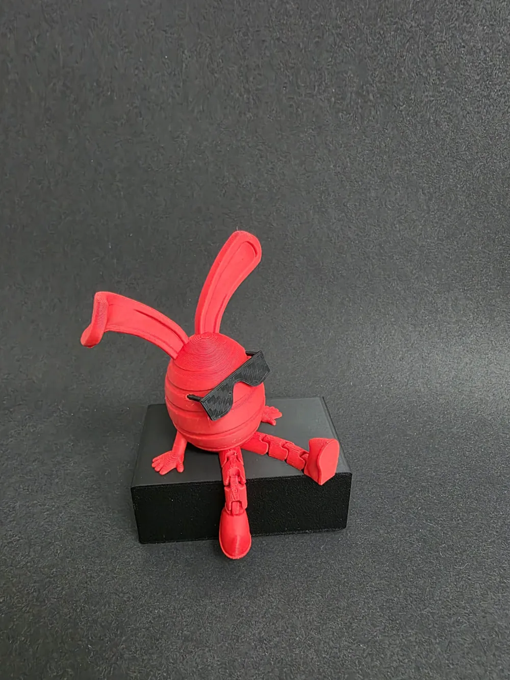 Cool Easter Bunny Easter Egg with Glasses buddy by Ireality - MakerWorld