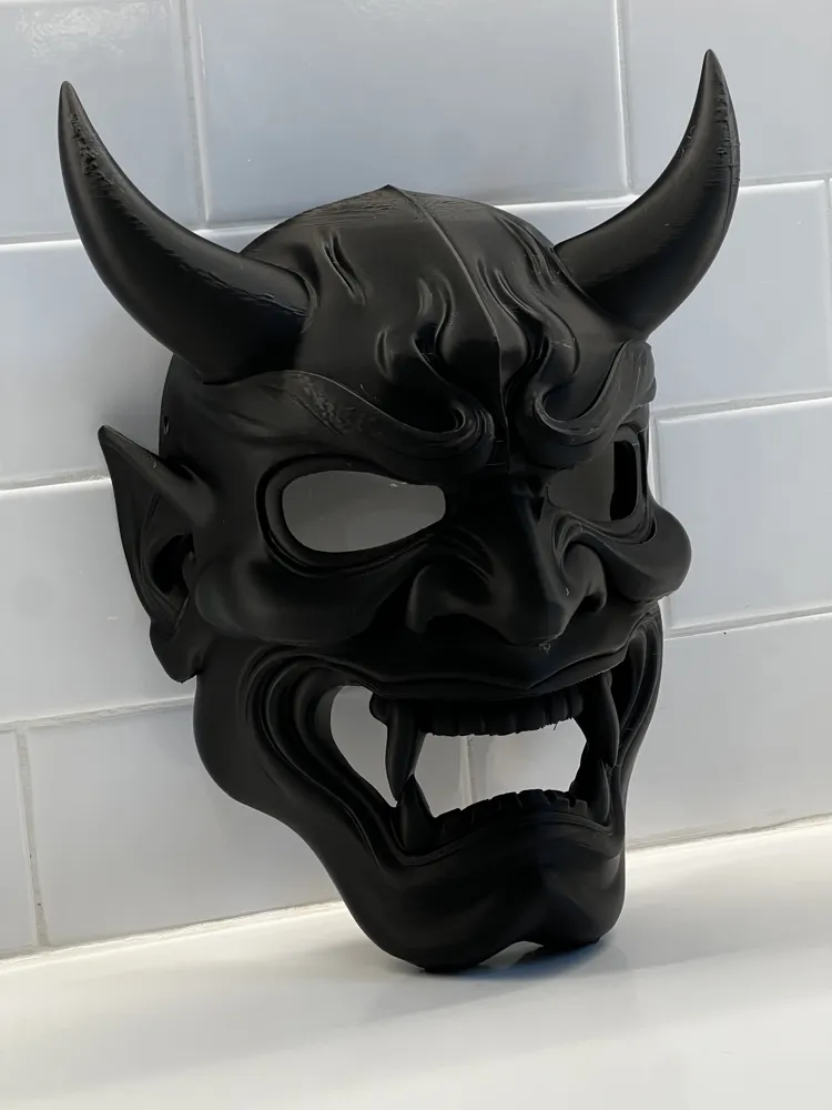 Wearable Mask Collection | Oni Mask (Updated) - Free 3D Print Model ...