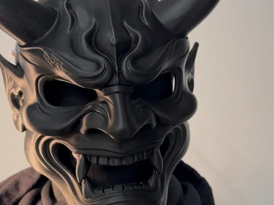 Wearable Mask Collection | Oni Mask (Updated) - Free 3D Print Model ...