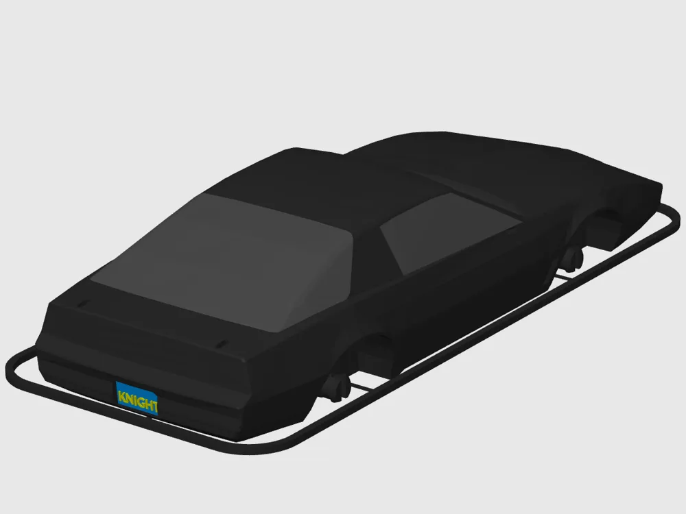 KITT - Knight Rider - Pontiac Firebird Trans Am - Free 3D Print Model ...
