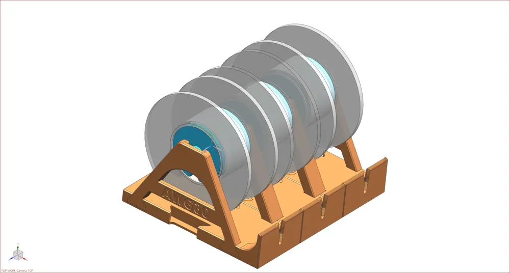 Wire rack and (large) spool holder by 弟弟都打吐了 - MakerWorld