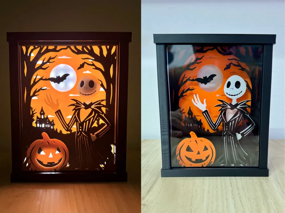 Light box Halloween by Loty3D MakerWorld: Download Free 3D Models