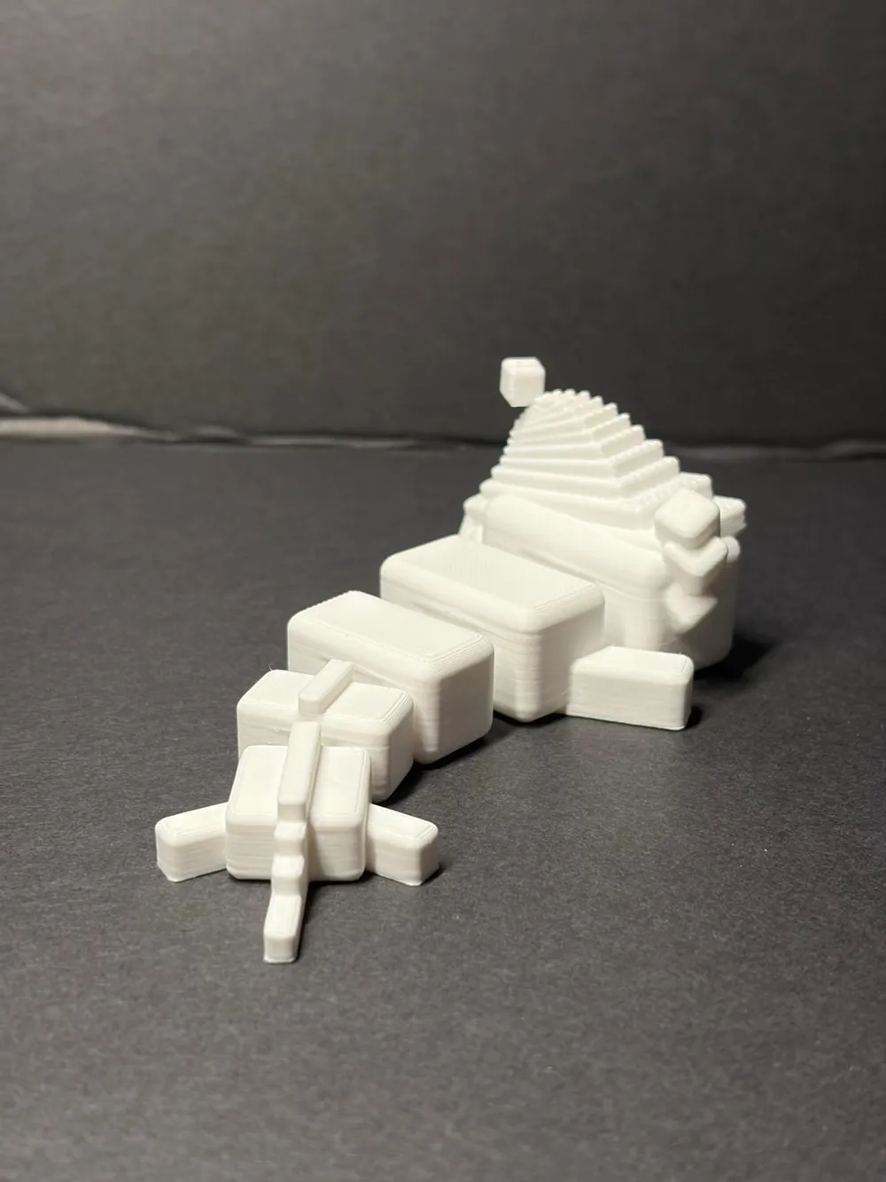 Minecraft-Inspired Christmas Flexi Axolotl - Free 3D Print Model ...