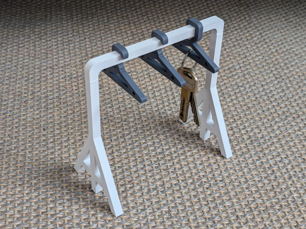 Key Hanger - Micro Standing Rack with Micro Hanger by Matthew G ...