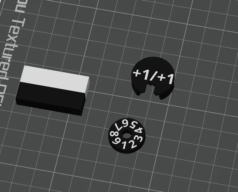 Gaming dial/counter +1/+1 by Gaspertt16 - MakerWorld