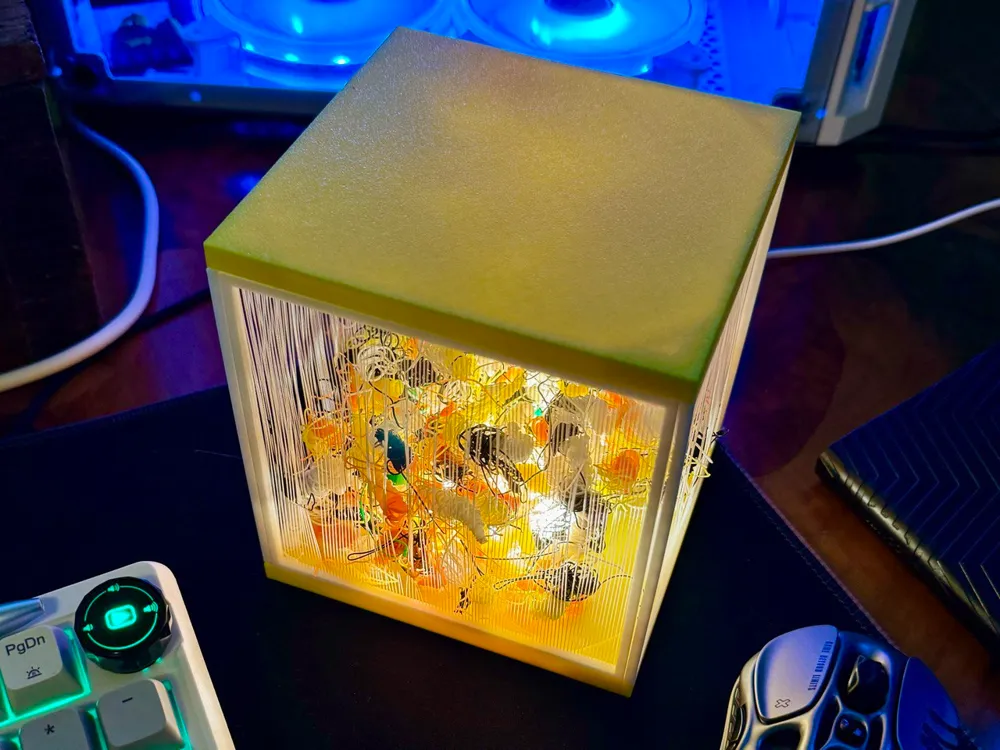 Filament Purge Lamp String Art - LED kit 001 by B-Engineer MakerWorld ...