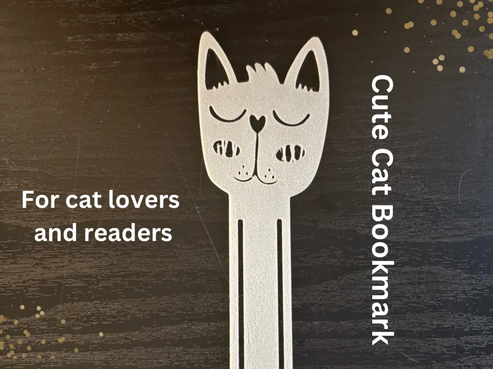 Cute Cat Bookmark by M&I Printing MakerWorld: Download Free 3D Models