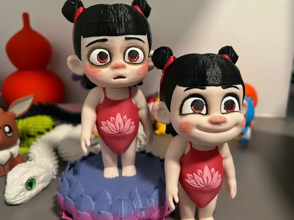 Nezha-Dedicated Lotus Base (Rainbow color printing available, support ...