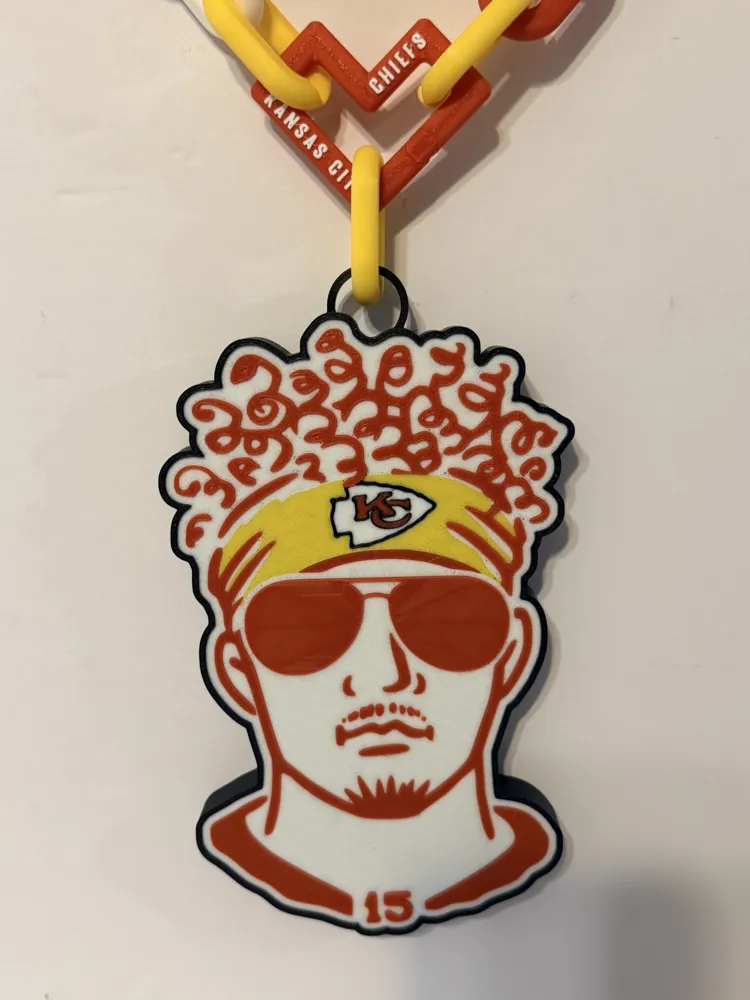 Patrick Mahomes Kansas City Chiefs Hype Chain - Free 3D Print Model ...
