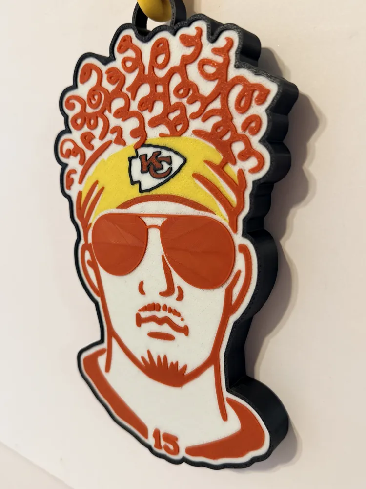 Patrick Mahomes Kansas City Chiefs Hype Chain - Free 3D Print Model ...