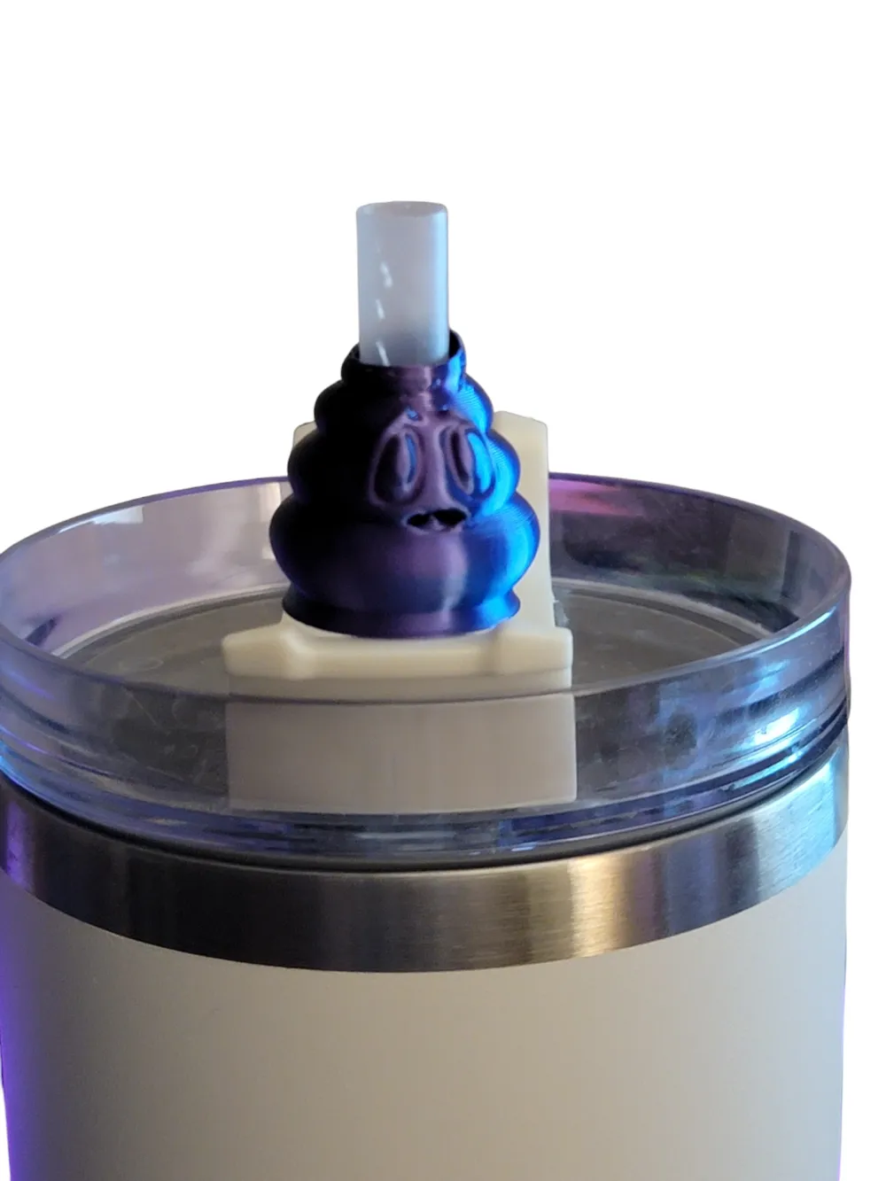 Poo Buddy Straw Topper - Fits Stanley Cup - Free 3D Print Model ...