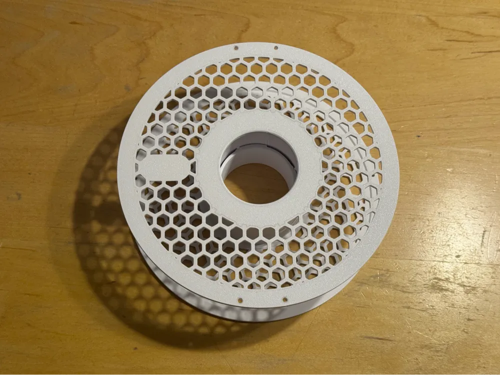 Bambu Reusable Spool with honeycomb shaped cutouts Remixed by Don ...