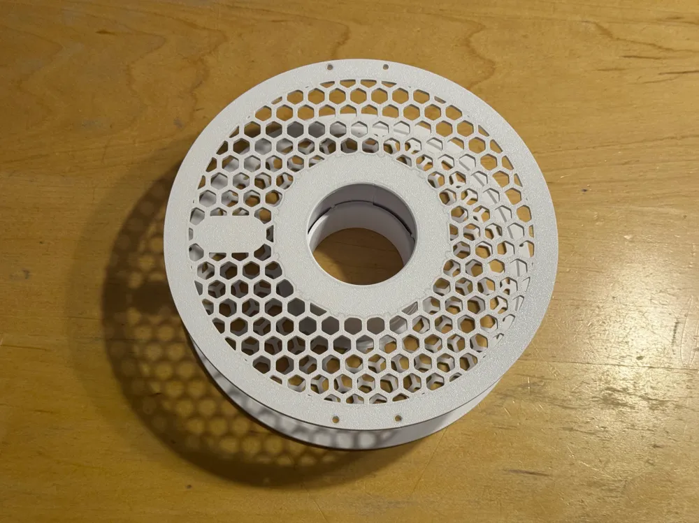 Bambu Reusable Spool with honeycomb shaped cutouts Remixed by Don ...