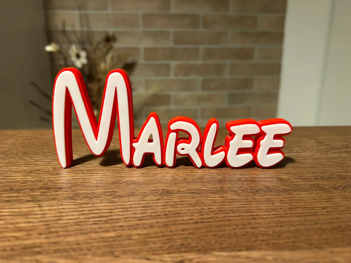 Marlee Name Disney Sign - Free 3D Print Model - MakerWorld