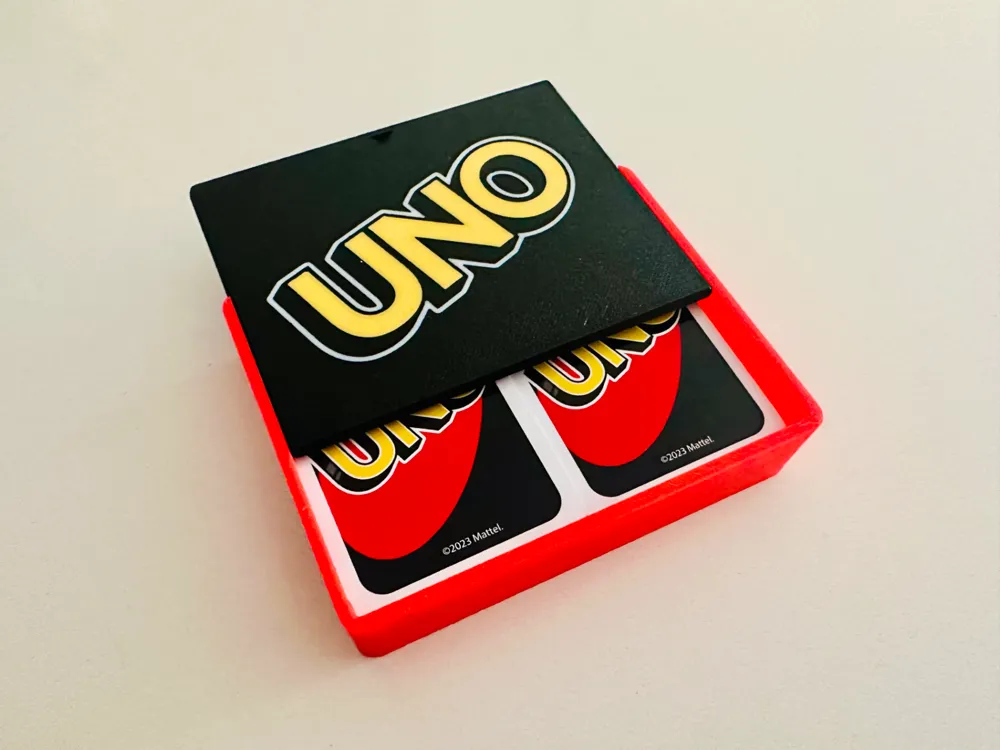 Uno Cards Sliding Box Remixed by Leen151 MakerWorld: Download Free 3D Models
