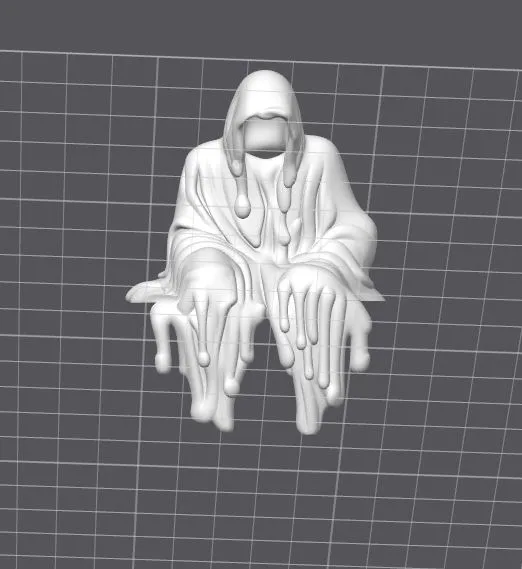 Melting Ghost Figure – Halloween Decoration - Free 3D Print Model ...