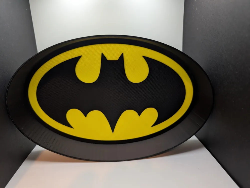 Classic Batman Logo Light Box by The Spicy Geek MakerWorld: Download ...