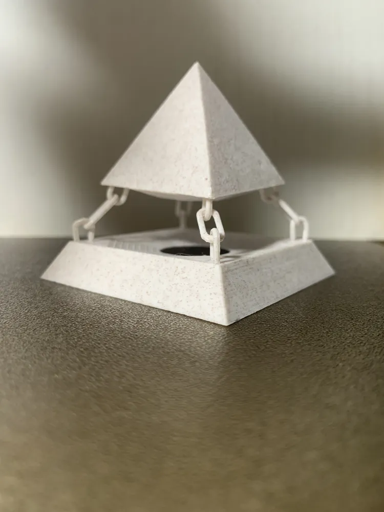 Mini Floating Pyramid (Magnet) - Free 3D Print Model - MakerWorld